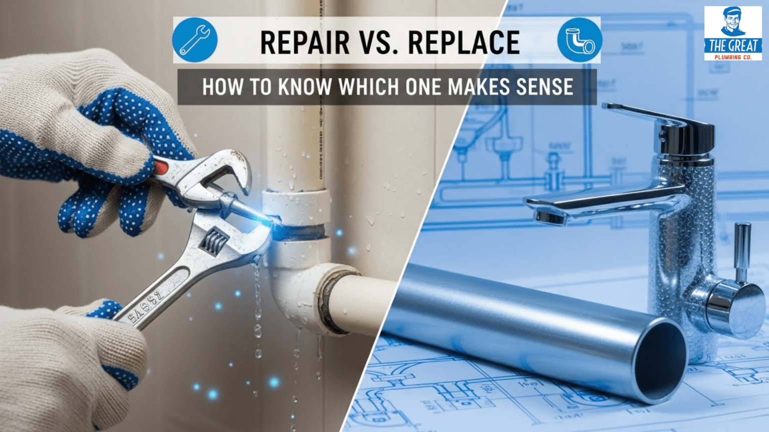 Repair vs. Replace: How to Know Which One Makes Sense for Your Plumbing ...